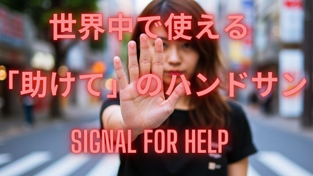 世界中で使える「助けて」のハンドサイン：SIGNAL FOR HELP | 心穏やかに、笑顔で過ごす ～セカンドステージの歩き方～