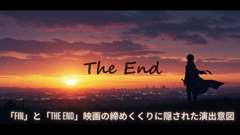 「Fin」と「The End」映画の締めくくりに隠された演出意図 | 心穏やかに、笑顔で過ごす ～セカンドステージの歩き方～